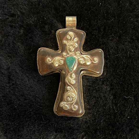 Jewelry | Huge Statement Piece Natural Horn Horn Cross Pendant | Poshmark